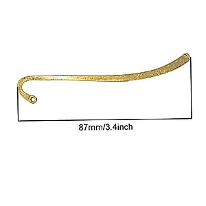 Amagogo 20 Bookmarks Book Markers Stationery Label Jewelry, Antique Gold