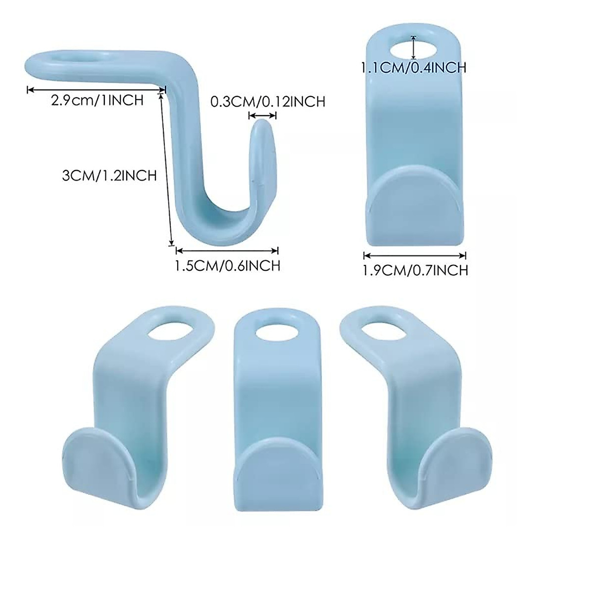 Hanger Hooks Hanger Organizer Cascading Clothes Hooks, Cascade Hangers to Create Up to 3X More Closet Space Connector Hooks Space Saving, Closet Organizer