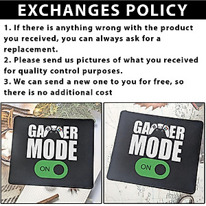 Gamer Mode On - Gamer Fathers Day for Men - Mouse Pad 9.5 x 7.8 Inch - Video Gamer Mousepad - Funny Video Games Gift for Gaming Lovers