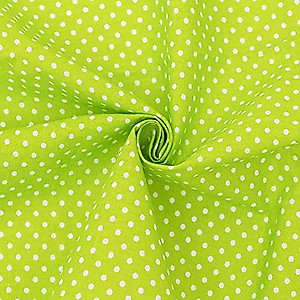 7Pcs Cotton Quilting Fabric,Sewing Craft Precut Fabric Scrap for DIY Sewing Craft (Blue) (Color : Green)