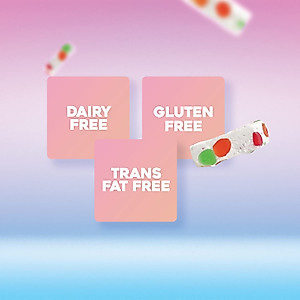 Golden Bonbon Italian Jujube Nougat Candy, Soft and Chewy With Fruity Jelly Beans Original Recipe (2.2 Lb, Original)