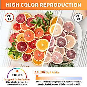 ALAMPEVER Dimmable 6-Pack CA11 Candelabra LED Light Bulb, 4.5W (60W Equivlant) LED Chandelier Light Bulb, E26 Medium Base, 2700K Soft White, 450LM, CRI82