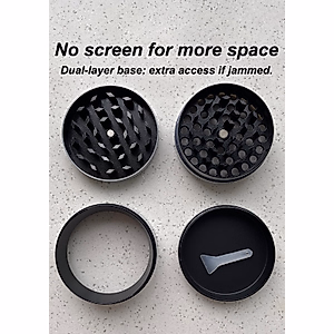 AWANSO Grinder, 2" Grinder (Black)