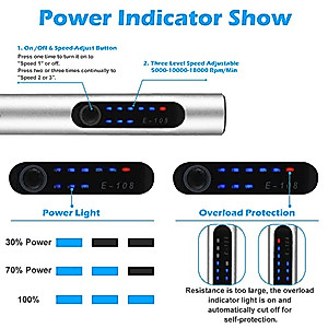 Topretty Electric Engraving Pen Kit, Cordless Rechargeable Grinding Pen with 35 Bits,Portable Mini Engraver Tools,DIY Rotary Etching Pen for Carving Glass Plastic Wood Ceramics Jewelry Manicure-Silver