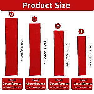 ASENKU Dog Scarf, Pet Dog Neck Warmer Lovely Winter Outfits Accessories for Small Medium Large Dogs, Protects Dog in Cold Weather (Medium, Red)