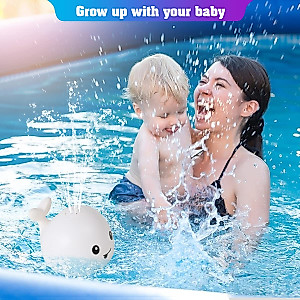 ZHIHUAN Bath Toys for Toddlers 1-7 Years Olds,Kids Bath Toys for 1-6 Years Olds Boys Girls Baby Bath Toys Age 6-24 Month Bathtub Toys Gifts for 1-6 Year Old Boys Girls, white
