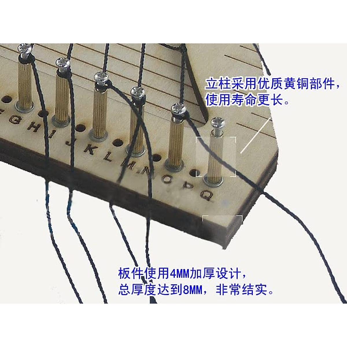 GAWEGM Wooden Ship Model Tools - Rope Ladder Weaver Building Kits - Model Ship Rope Ladder Tools, for Ancient Sailing Ship Model Kit Auxiliary Tool