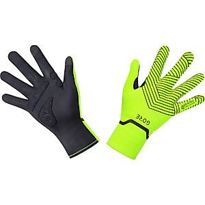 GORE WEAR Bike Wear Unisex C3 GTX I Stretch Mid Gloves, neon Yellow/Black, X-Small