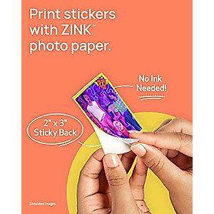 Canon IVY Mini Photo Printer for Smartphones (Mint Green) - Sticky-back prints, Pocket-size