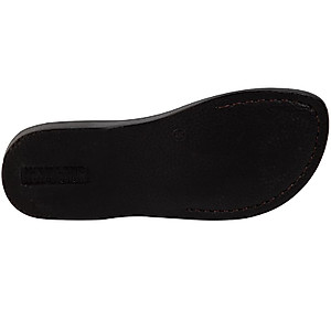 Holy Land Market Unisex Adults/Children Genuine Leather Biblical Sandals/Flip Flops/Slides/Slippers (Jesus) Suede V