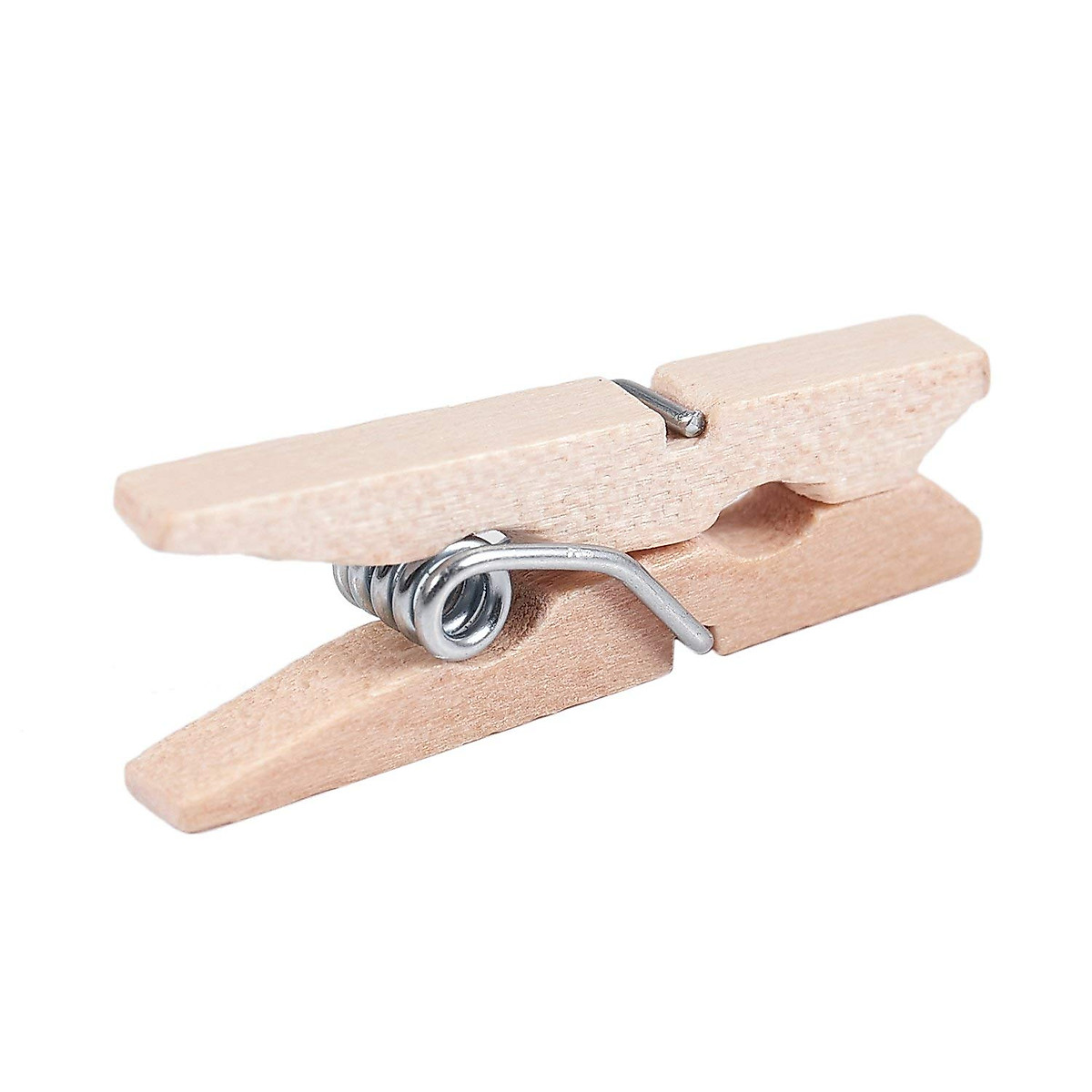 Srutueo Mini Wooden Clothes Photo Paper Peg Clothespin Craft Clips 25mm 40pcs