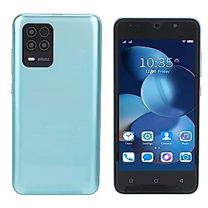 GOWENIC 8Pro Unlocked Android Smartphone, 5 inch Dual Card Dual Standby Cell Phone, RAM 512MB ROM 4GB, Ultra Thin Mobile Phone Supports Face Unlocking, for Android 4.2, 1500mAh Battery(Green)