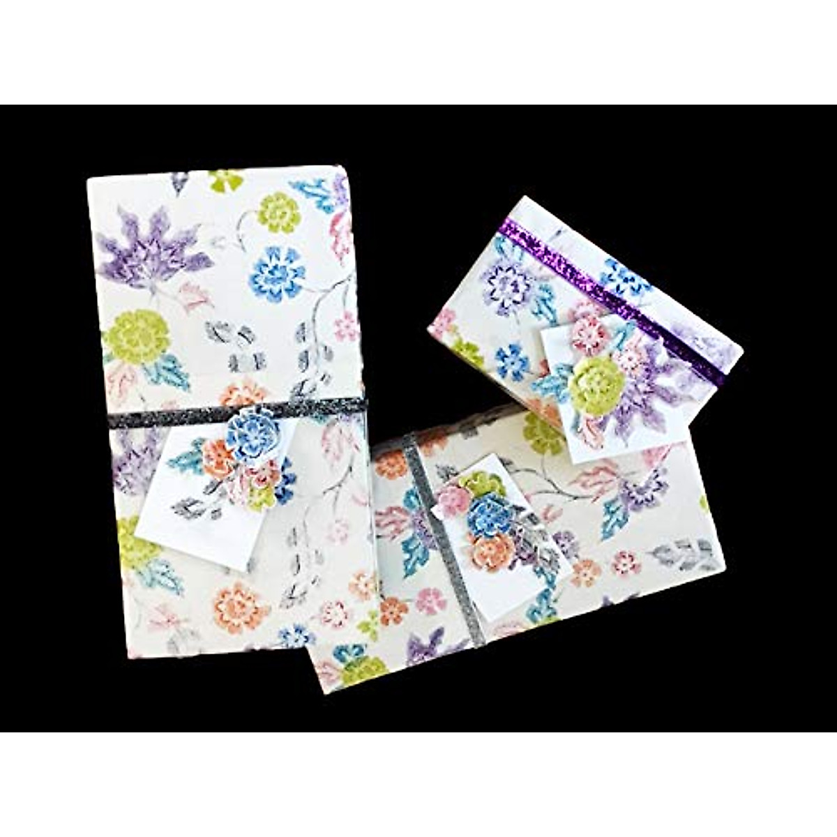 Indonesian Batik Gift Wrapping Papers - 12 Sheets: 18 x 24 inch (45 x 61 cm) Wrapping Paper