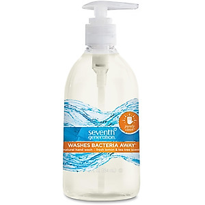 Seventh Generation Purely Clean Hand Wash Soap, Fresh Lemon and Tea Tree, 12 Fl Oz, Pack of 8
