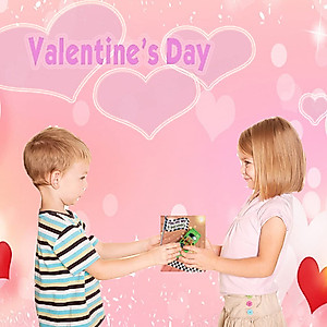 ThinkMax Valentins Day Cards for Kids with 28 Pack Mini Die-Cast Metal Cars, Valentines Classroom Gift Exchange Party Favor Supplies for Boys Girls.