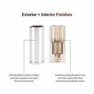 TEKTON 1/2 Inch Drive x 11 mm Deep 12-Point Socket | SHD23311