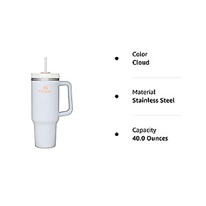 Stanley 40oz Adventure Quencher Reusable Insulated Stainless Steel Tumbler (Cloud)