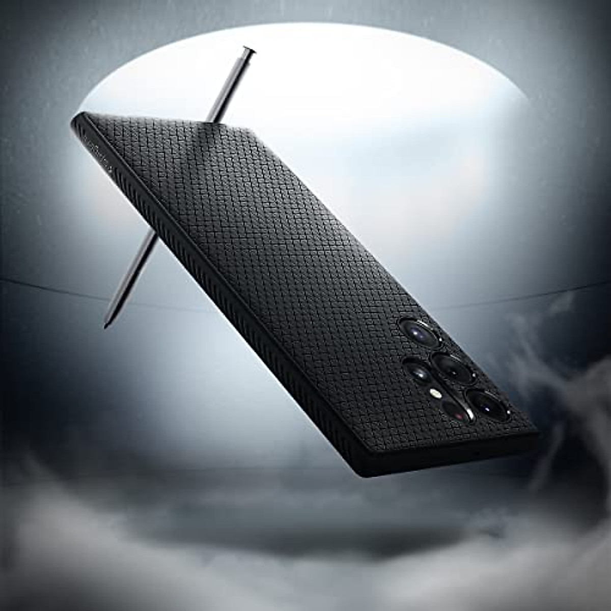 Spigen Liquid Air Armor Designed for Galaxy S22 Ultra Case (2022) - Matte Black