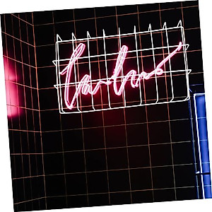 BUTIFULSIC LED Air Conditioner Wrought Iron Emergency Light Wire Cover White