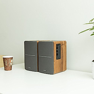 Edifier R1280T Powered Bookshelf Speakers - 2.0 Stereo Active Near Field Monitors - Studio Monitor Speaker - Wooden Enclosure - 42 Watts RMS