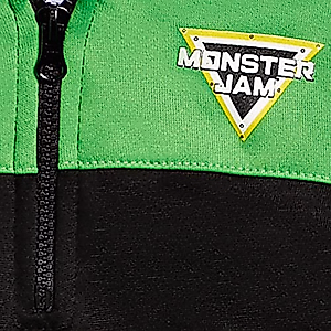 Monster Jam Grave Digger Toddler Boys Half Zip Hoodie 3T