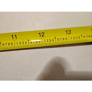 Aldrich Engineer Tape Measure, Decimal inch, Steel, 120 in, (10 ft but no feet on Tape), Numbered Tenths of an inch Between The inches, can Measure to Hundredth of an inch