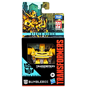 Transformers Studio Series Dark of The Moon Core Bumblebee Toy, 3.5-inch Action Figures for Boys and Girls, Ages 8 and Up