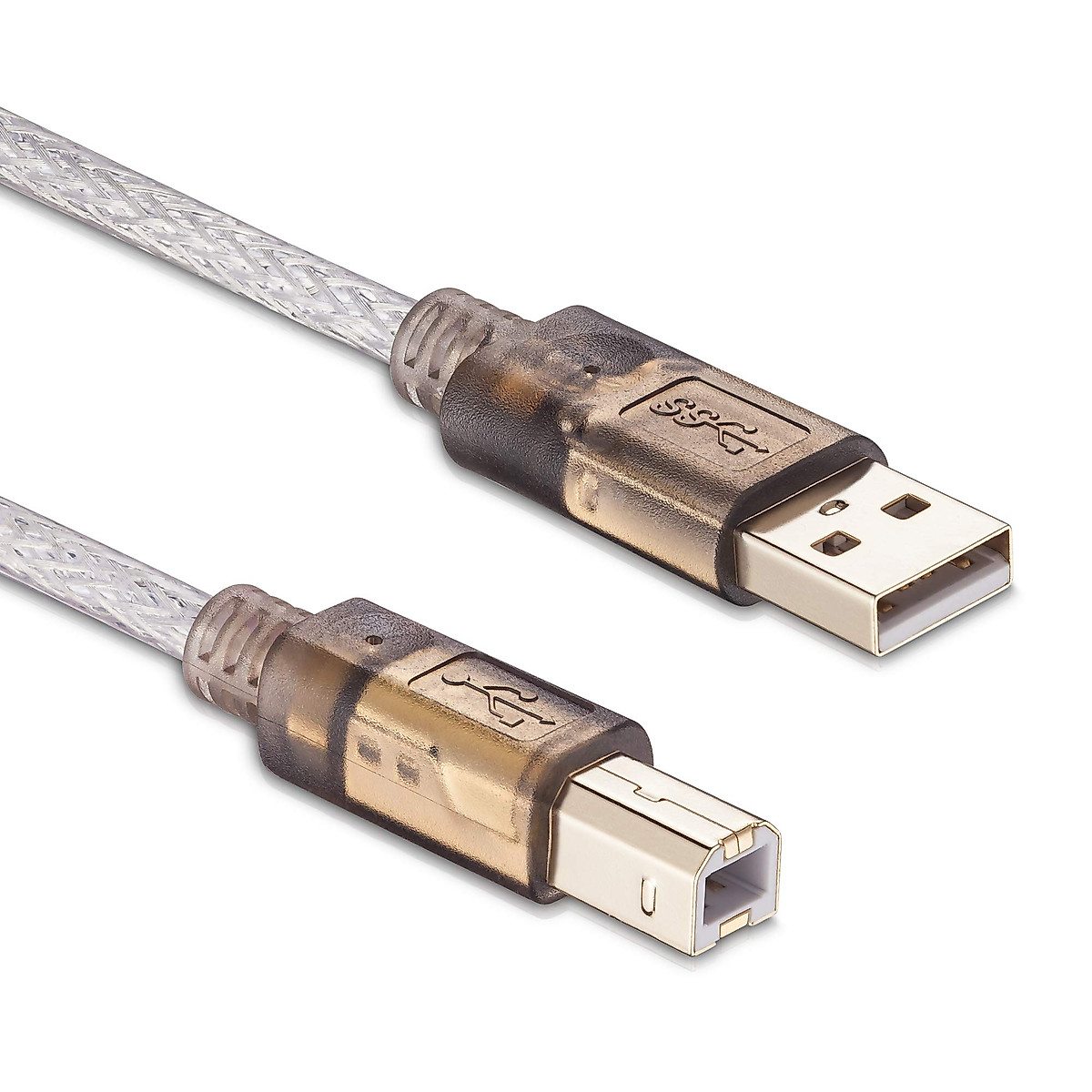 Printer Cable 30Ft,2.0 Printer Scanner Cable Cord USB Type A Male to B Male High Speed for HP, Canon, Lexmark,Dell, Xerox, Samsung etc(30 Ft/10M)