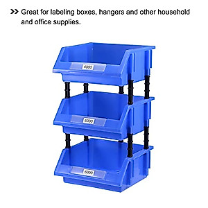 MECCANIXITY 8001 to 9000 Consecutive Number Stickers Inventory Label Black Numbers for Office Warehouse Numbering Classification