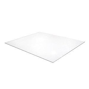 Floortex Polycarbonate XXL Office Mat 79" x 60" for Hard Floors, Clear, Model:FR1215020019ER