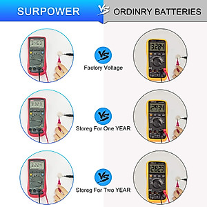 SURPOWER CR2450 3V Lithium Battery DL2450-10 Pack【5-Year Warranty】