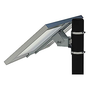 Ghost Controls 30 Watt Monocrystalline Solar Panel Kit for Automatic Gate Opener Systems Model AX30