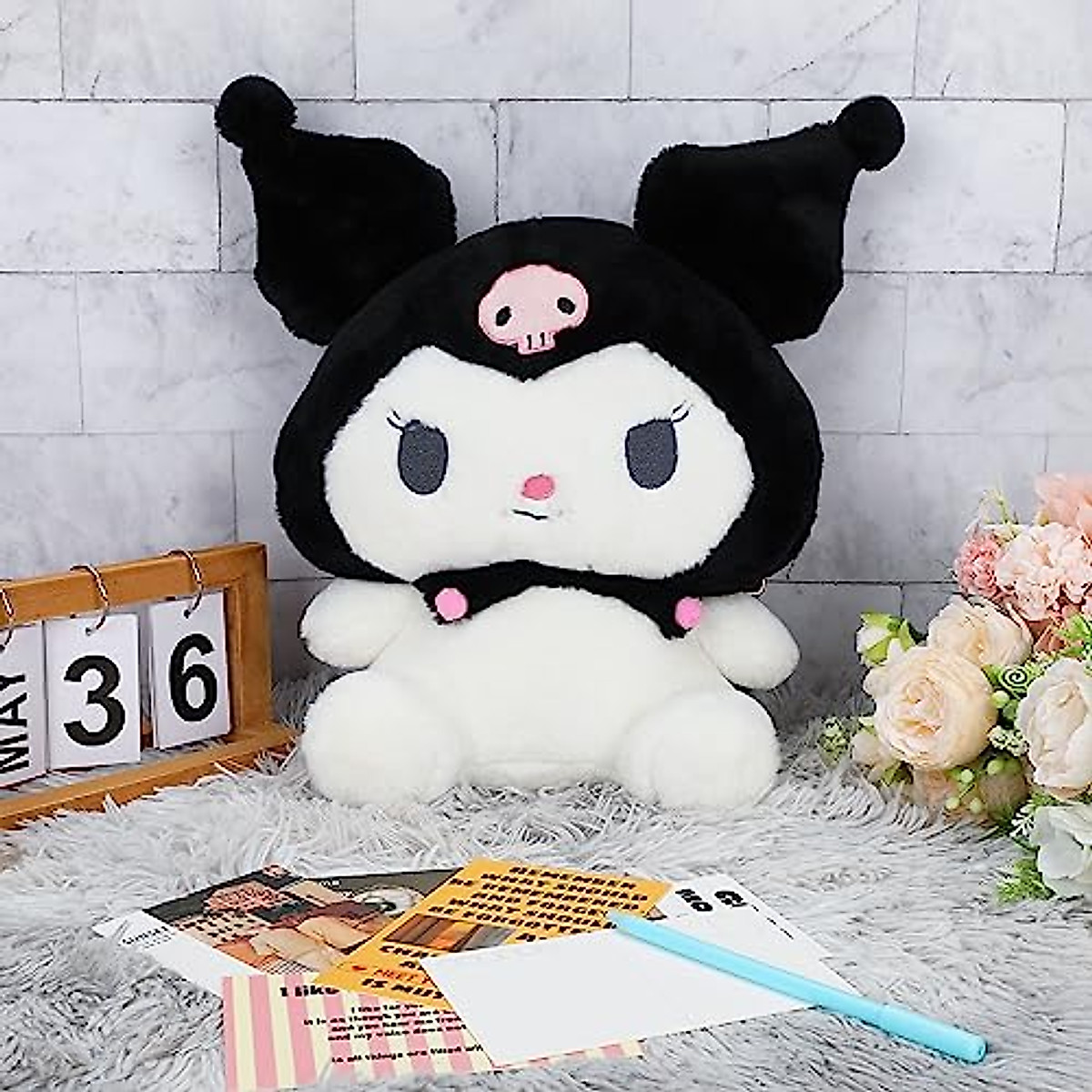Hiyancy Cute Cartoon Plush for Girls Women, Soft Anime Plush Doll, Perfect for Kids Girls Birthday Gifts