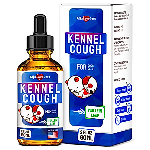 Kennel Cough Treatment ✿ Dog Cough Treatment ✿ Сat Сough ✿ Dog Cough Medicine Dietary Supplement ✿ Kennel Cough Treatment at Home for Dogs & Cats ✿ for Pets with Love ✿ 2 Oz