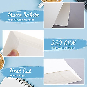 SATINIOR 1000 Pcs White Blank Printable Business Cards Paper 3.5 x 2 Inch Linen Textured Business Cards Bulk Double Sided Perforated Cardstock Compatible with Laser and Inkjet Printer