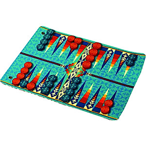 Chronicle Books Pendleton Backgammon: Travel-Ready Roll-Up Game (Camping Games, Gift for Outdoor Enthusiasts)