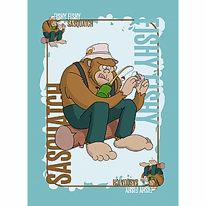 Camping with Sasquatch by Big Discoveries - A 128-Count Family Card Game with a Roar! | Fun Rummy Meets Slapjack Card Games for Kids, Teens, Adults, and Families