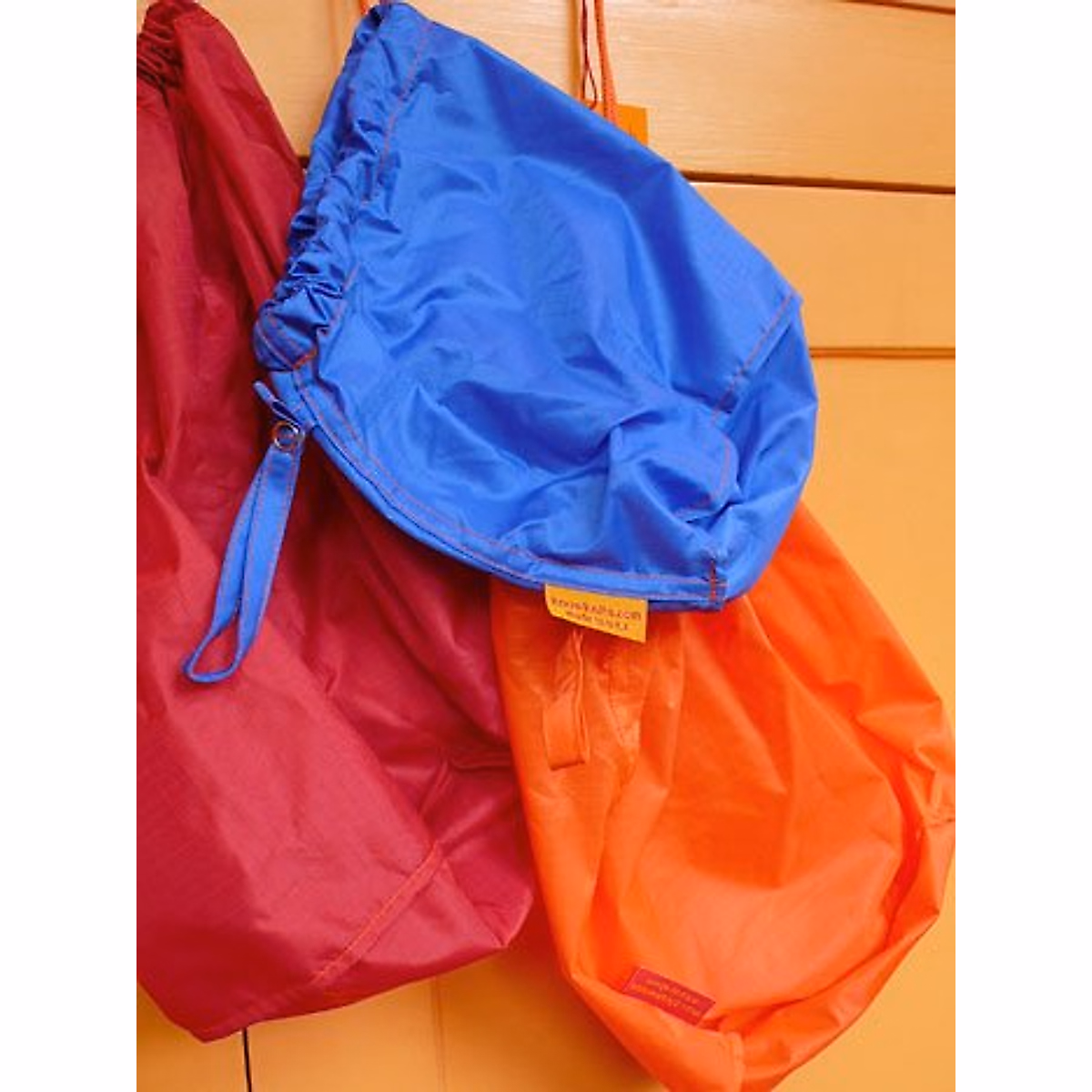 Red Small GoKnit Pouch Project Bag w/ Loop & Drawstring