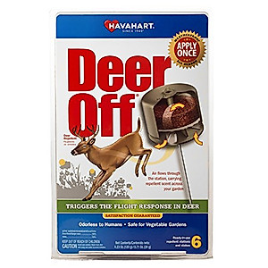 Havahart DO5600-6 Deer Off Weatherproof Deer Repellent, 6-Pack