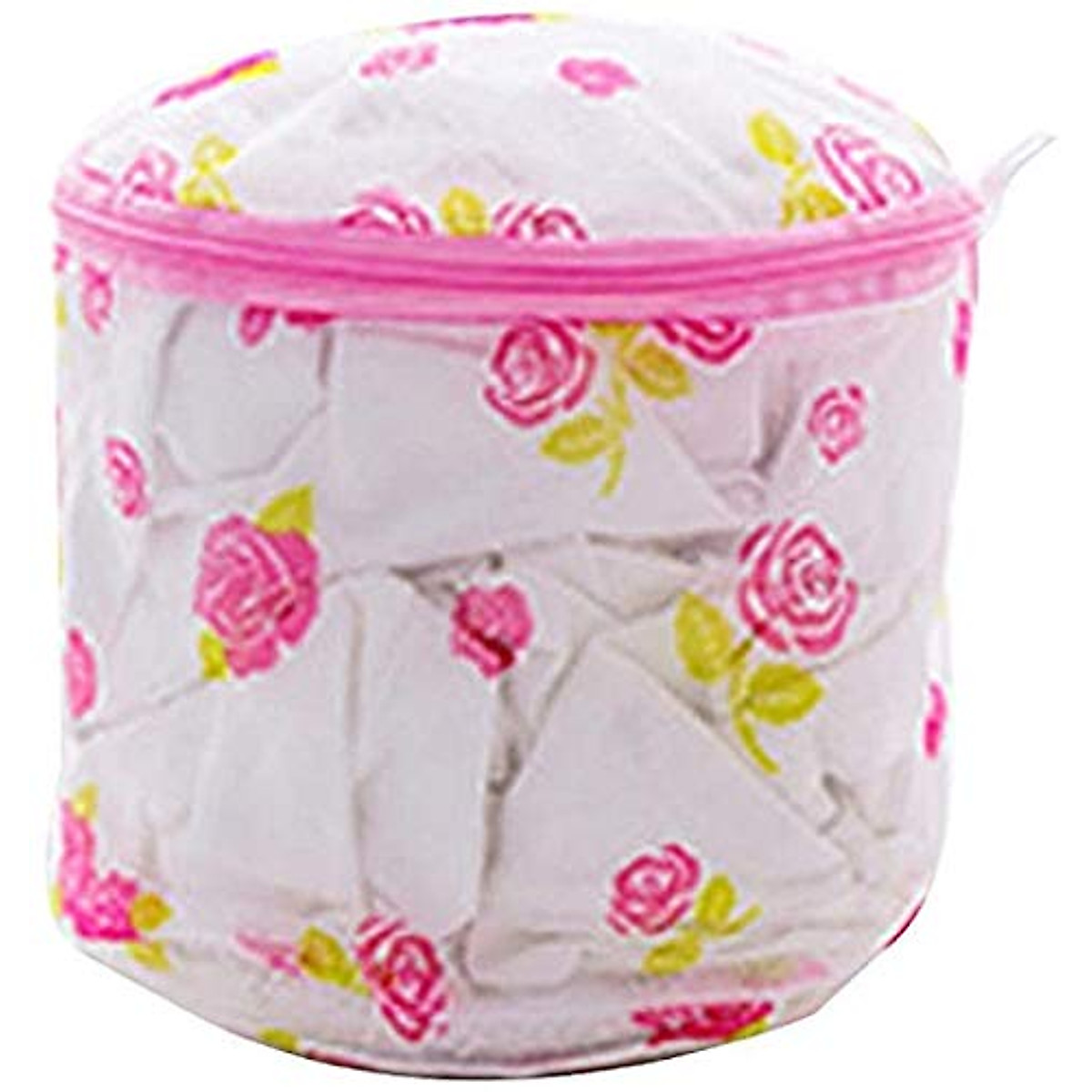 GUAGLL 2Pcs Laundry Bags Protective Washing Bag Printed Folding Reuse Laundry Underwear Bag