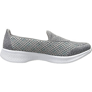 Skechers Performance Women's Go Walk 4 Kindle Slip-On Walking Shoe,Gray,10 M US