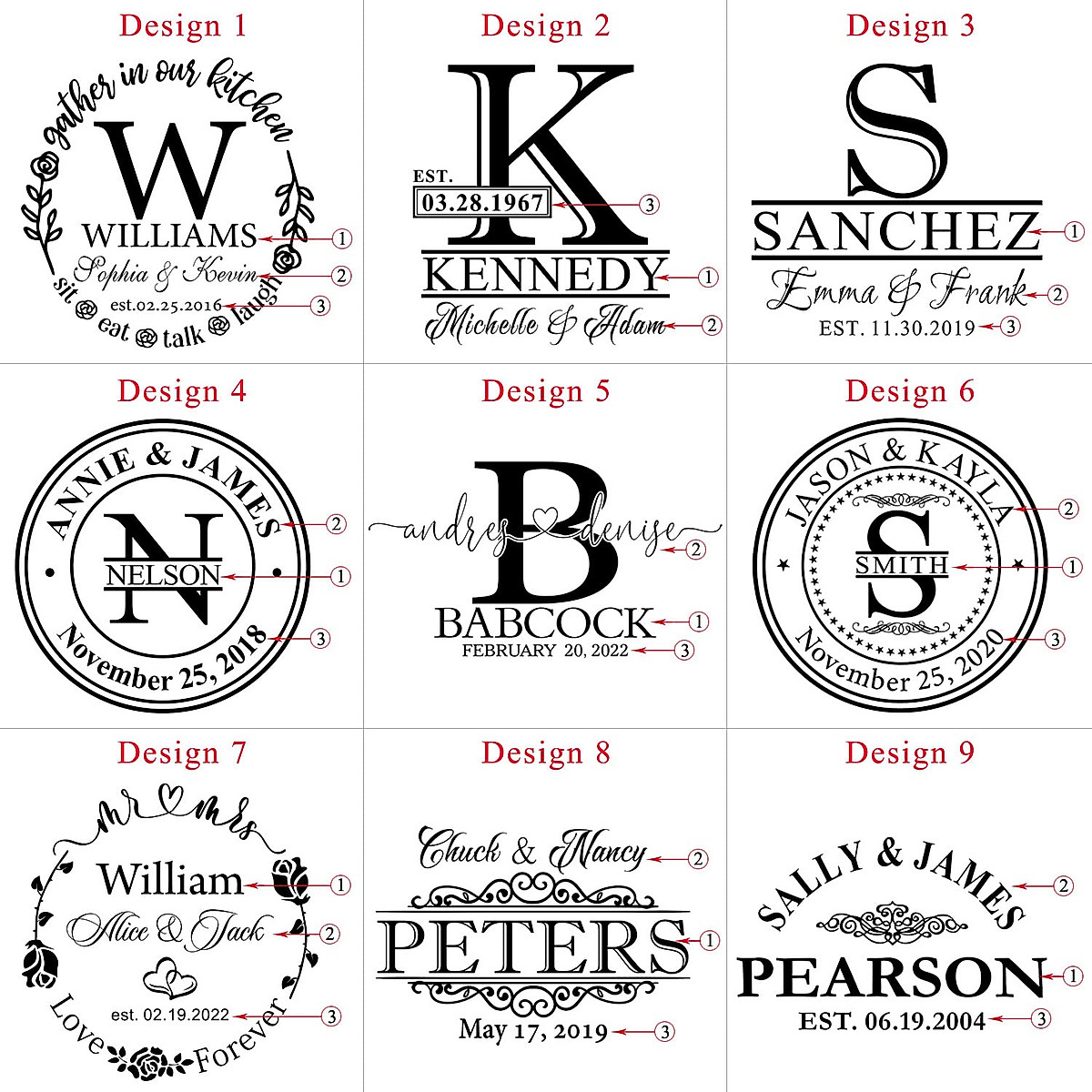 Personalized Cutting Boards, Wooden Custom Engraved Chopping Board for Wedding Gift, Bridal Shower, Engagement Gifts, Anniversary Gift, Housewarming Gift, Gift for Parents