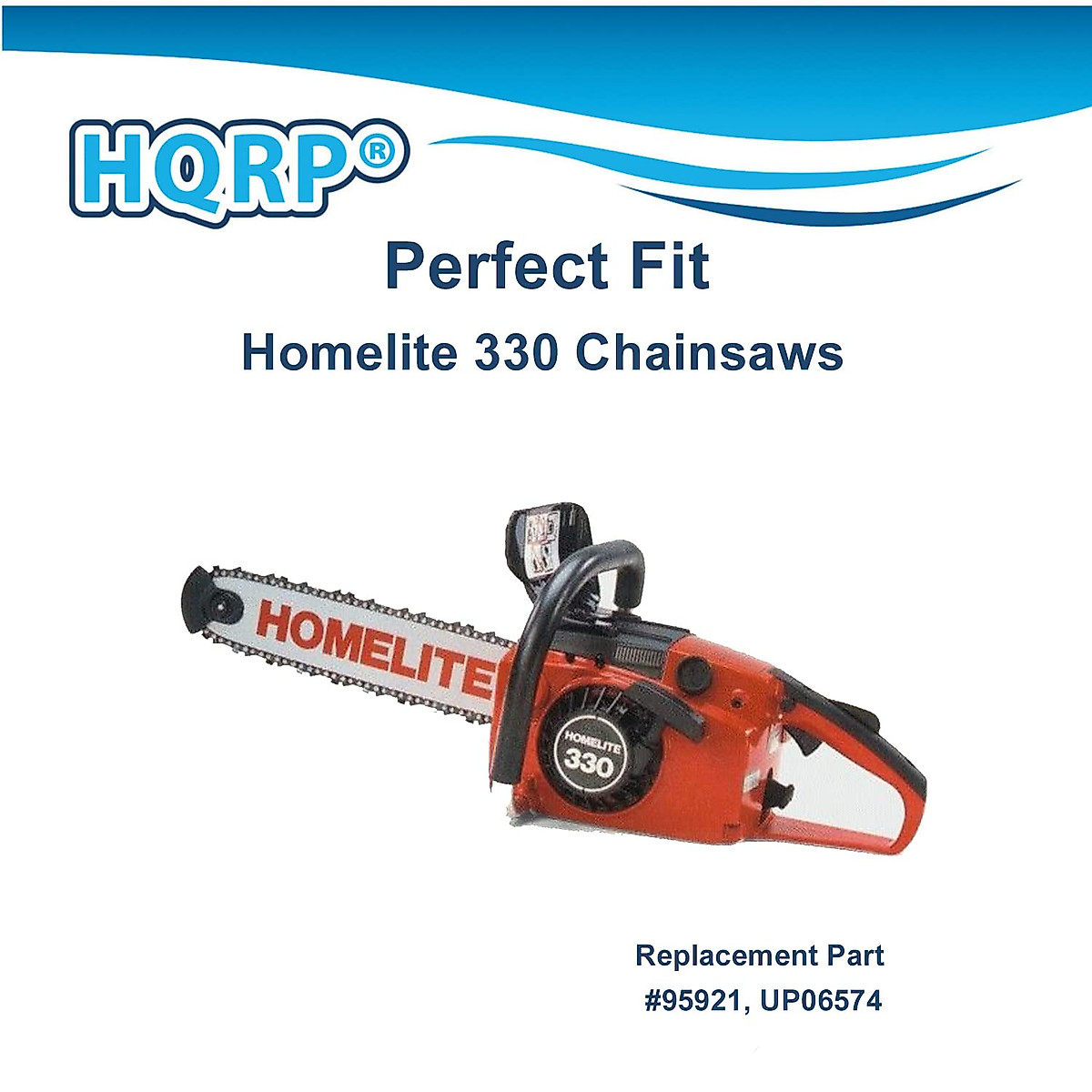 HQRP 5 - Pack Foam Gasket Filters compatible with Homelite 330 Series UT-10608 UT-10609 Chainsaws, 95921 UP06574 Replacement