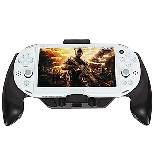 OSTENT Flexible Joypad Bracket Holder Hand Handle Grip for Sony PlayStation PS Vita PSV PCH-2000 Color Black