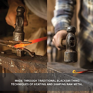 Steel Bottle Opener Keychain For Men & Women With Key Ring Loop | Rustic Cast Iron & Forged Metal Accessory For Everyday Carry | Made In USA | By WICKS FORGE