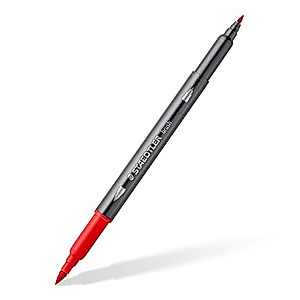 Staedtler 3001 TB36 ST Double-Ended Watercolour Brush Pen, 36 Count (Pack of 1), Multicolor