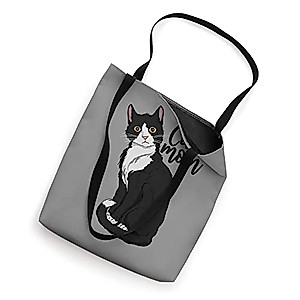 Tuxedo Cat Mom Gift Cat Mom Tuxedo Cat Mom Tote Bag