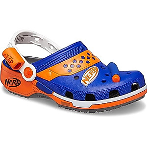 Crocs Unisex-Child Classic Clogs, Nerf Blue, 6 US Big Kid