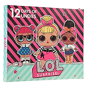 L.O.L. Surprise! girls L.o.l. Surprise! Girls' Panties Multipack Bikini Style Underwear, Lol 12pk in Box, 4 US