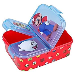 Stor |Multi Compartment Sandwich Box Super Mario Box